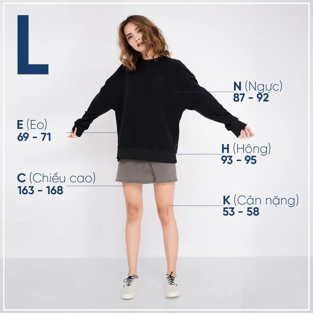 Tính toán size l là bao nhiêu kg nữ Theo chỉ số BMI và các yếu tố khác