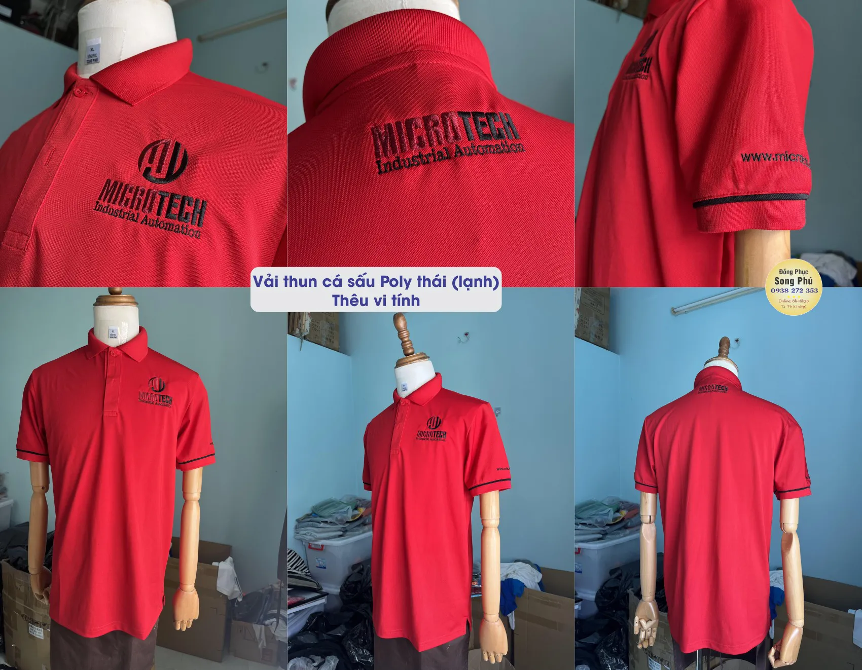 Mẫu áo thun đồng phục công ty Microtech