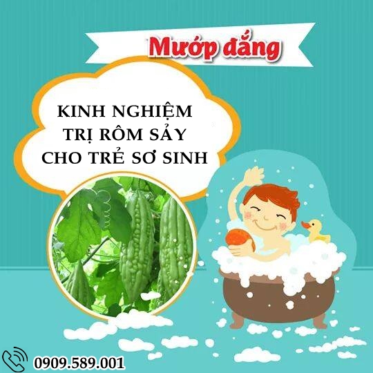 Kinh nghiệm trị rôm sảy cho trẻ sơ sinh cực kì đơn giản