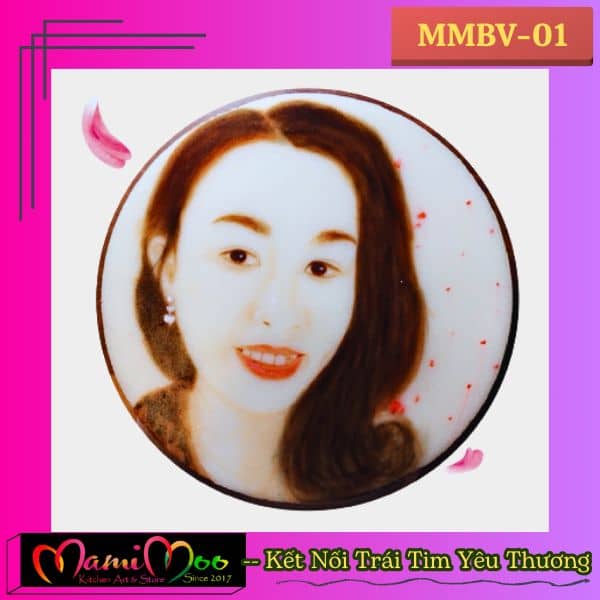 Bánh Sinh Nhật Rau Câu Vẽ Chân Dung - MMBV-01