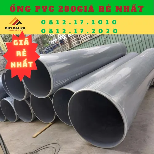 ỐNG NHỰA PVC PHI 280 GIÁ RẺ NHẤT