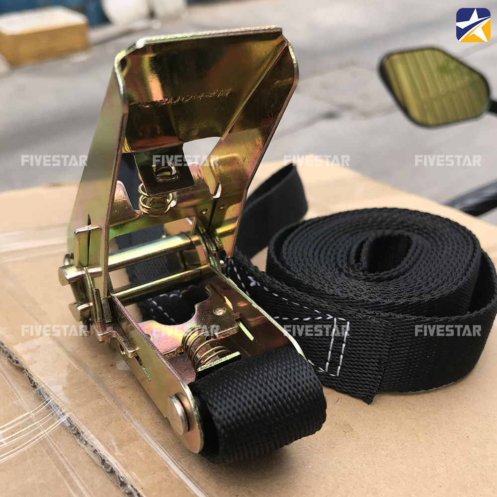 Dây tăng đơ bản 25mm tải 800kg 2 đầu mắt | Mẫu Độc Quyền