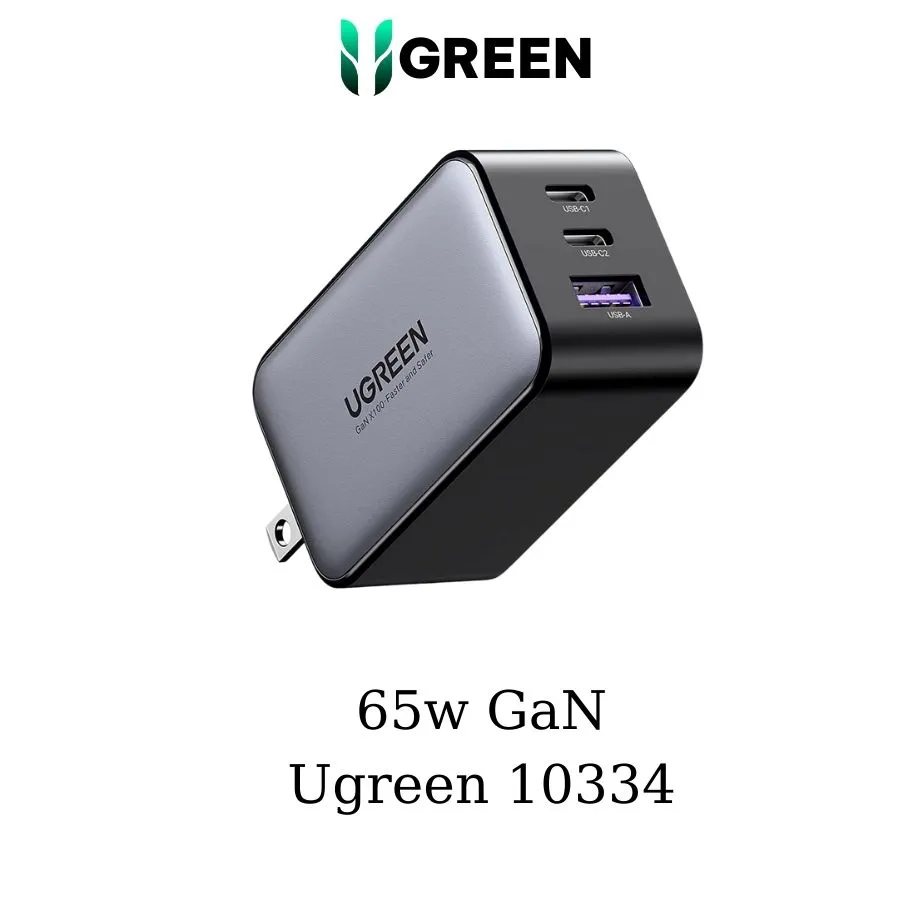 Củ sạc nhanh GaN 65W Ugreen 10334