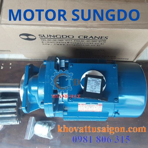 Motodầm biên cầu trục Sungdo
