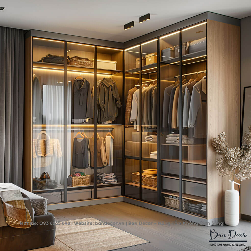 TỦ QUẦN ÁO CÁNH KÍNH CK 03