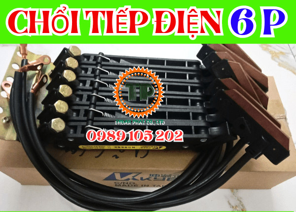 Chổi tiếp điện cầu trục 6P-60A được hiểu như thế nào? - ️