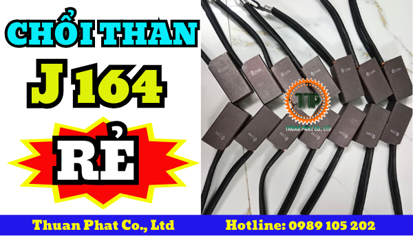 Cung cấp chổi than cổ góp điện J164- ️Lá than J164