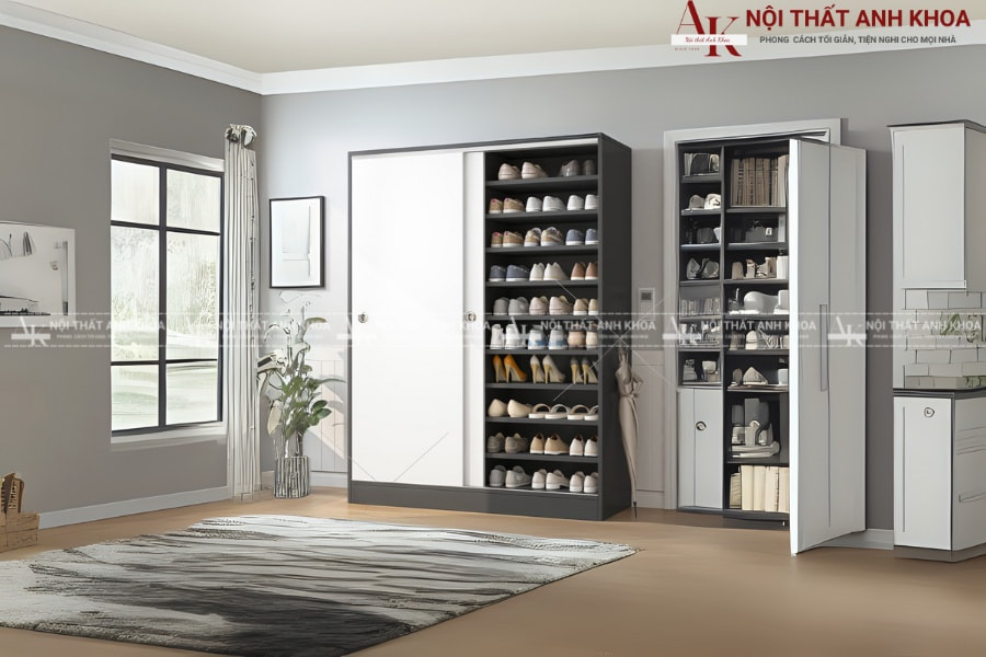 Tủ Giày Cửa Lùa Đẹp, Đa Dạng Mẫu Mã, Giao Tận Nơi HCM