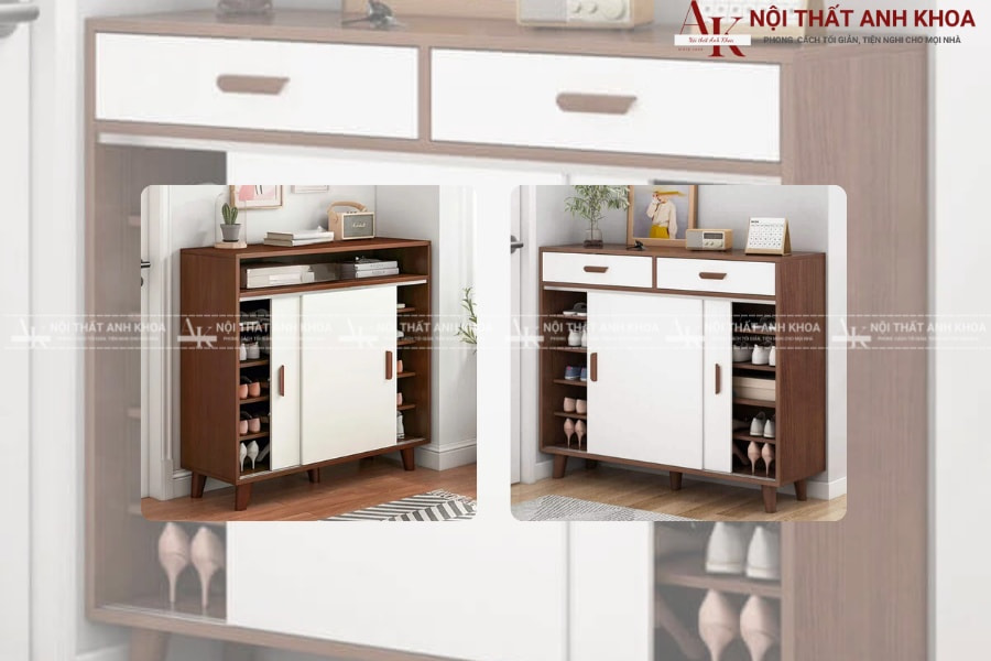 Tủ Giày Cửa Lùa Đẹp, Đa Dạng Mẫu Mã, Giao Tận Nơi HCM