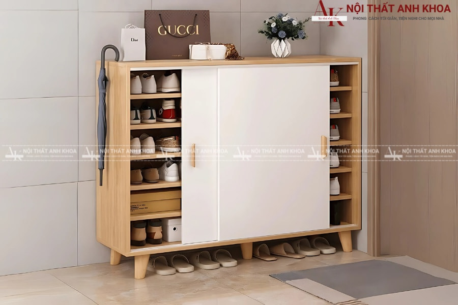 Tủ Giày Cửa Lùa Đẹp, Đa Dạng Mẫu Mã, Giao Tận Nơi HCM