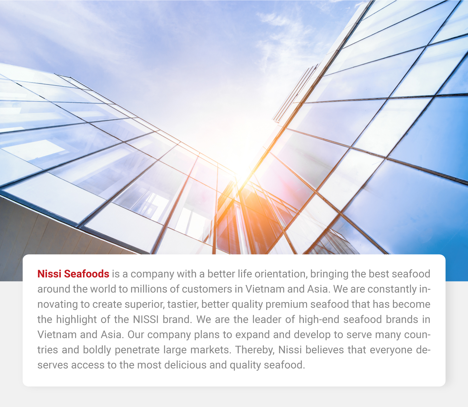 ABOUT NISSI SEAFOODS