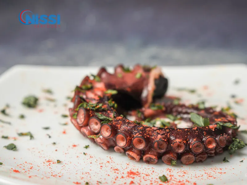 Grilled Teriyaki Octopus Legs