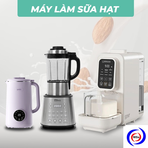 Máy làm sữa hạt giá tốt nhất 2025, xay nấu đa năng
