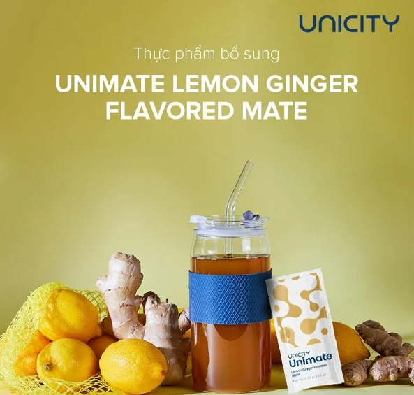 Bột uống Unicty Unimate Lemon Ginger Flavored Mate