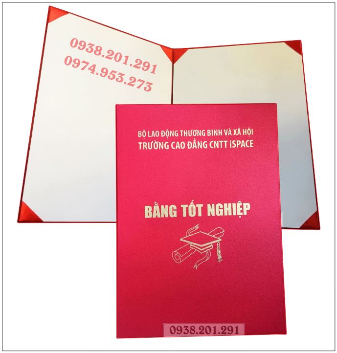Một số mẫu bìa bằng tốt nghiệp cao đẳng