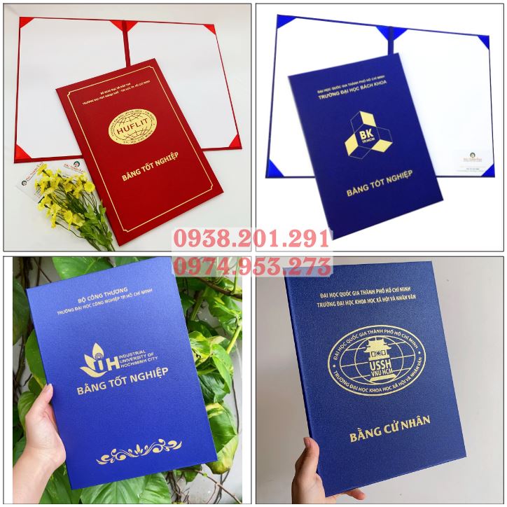 Bìa bằng đại học có bao nhiêu kích thước?