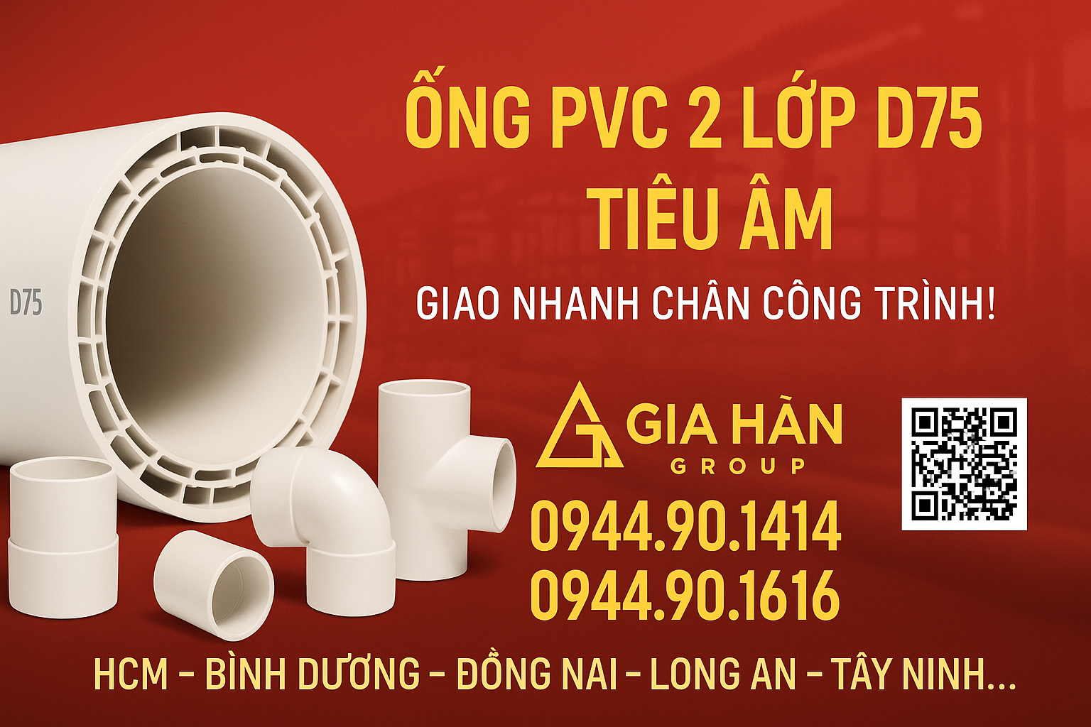 Ống PVC Tiêu Âm D75 Màu Trắng – Chống Ồn, Đẹp, Dễ Lắp | Gia Hân Group ...