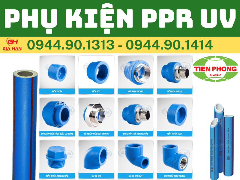 Bảng Giá Phụ Kiện PPR Tiền Phong 2025 l PN20 l Chiết Khấu Cao