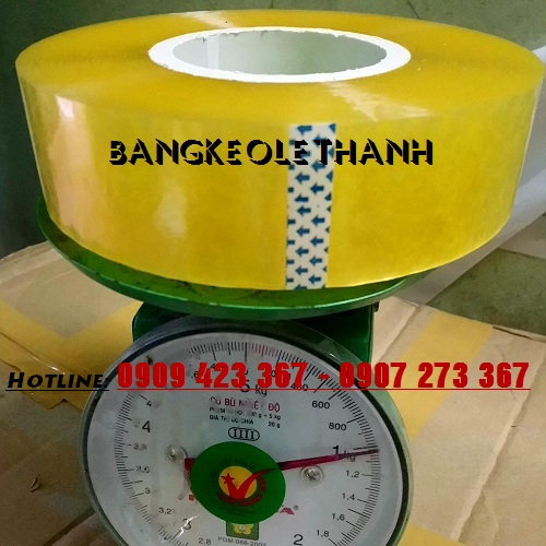 BĂNG KEO TRONG 4F8*1.2KG* LÕI 4 LI*100Y, 6 CUỘN/CÂY SIÊU DÍNH