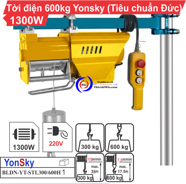 Mua ngay tời điện 500kg tại TPHCM