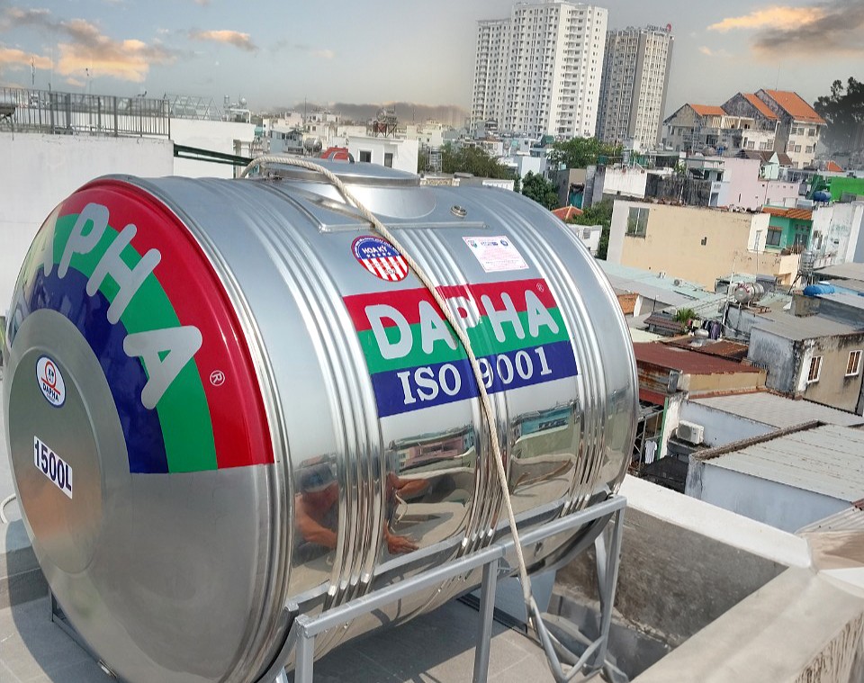 Bồn nước inox dapha chính hãng