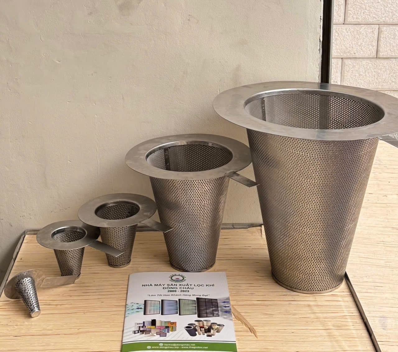 Inox Filter Basket with Inox Mesh