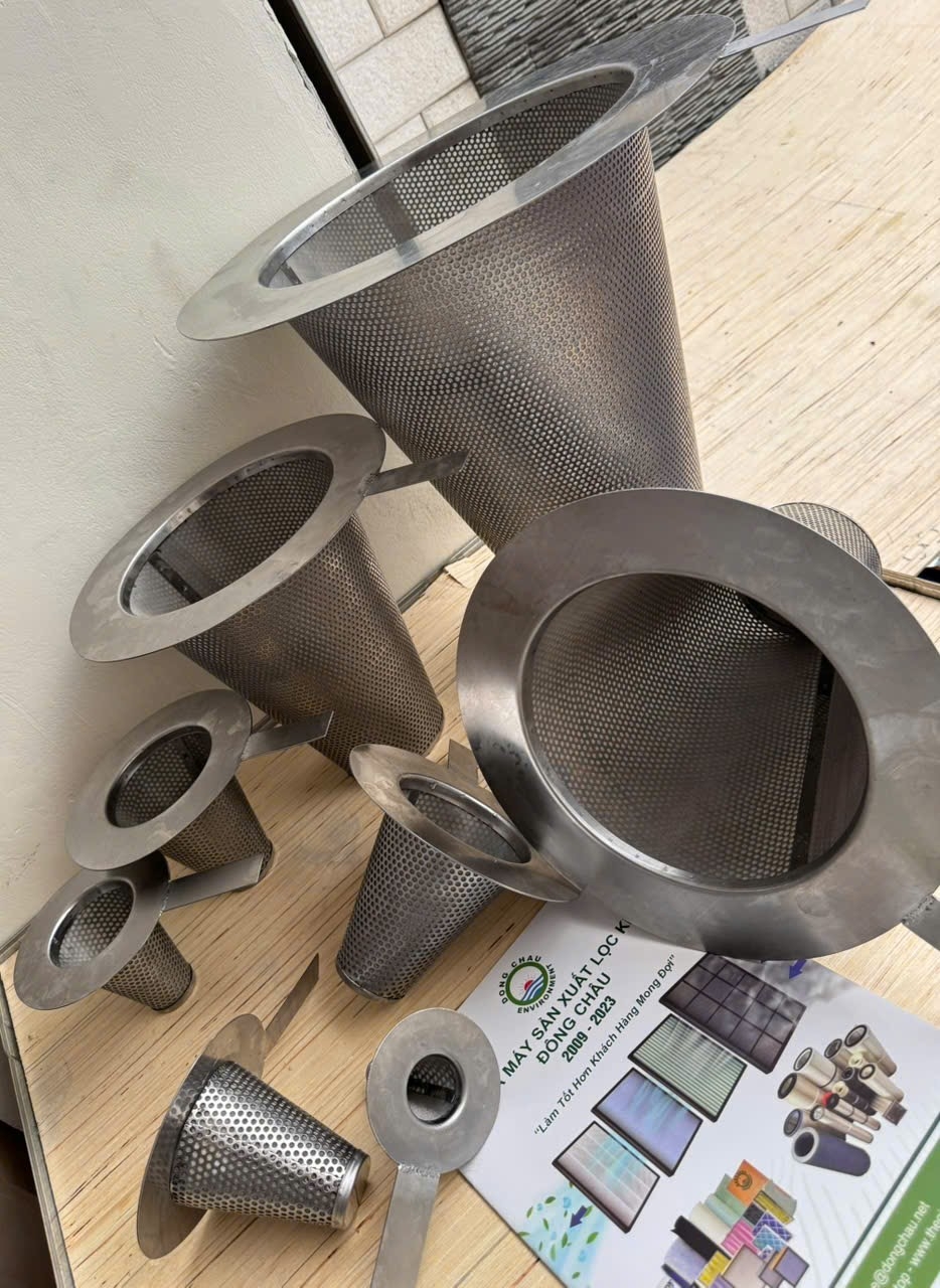 Rổ Lọc Inox Bọc Lưới Inox