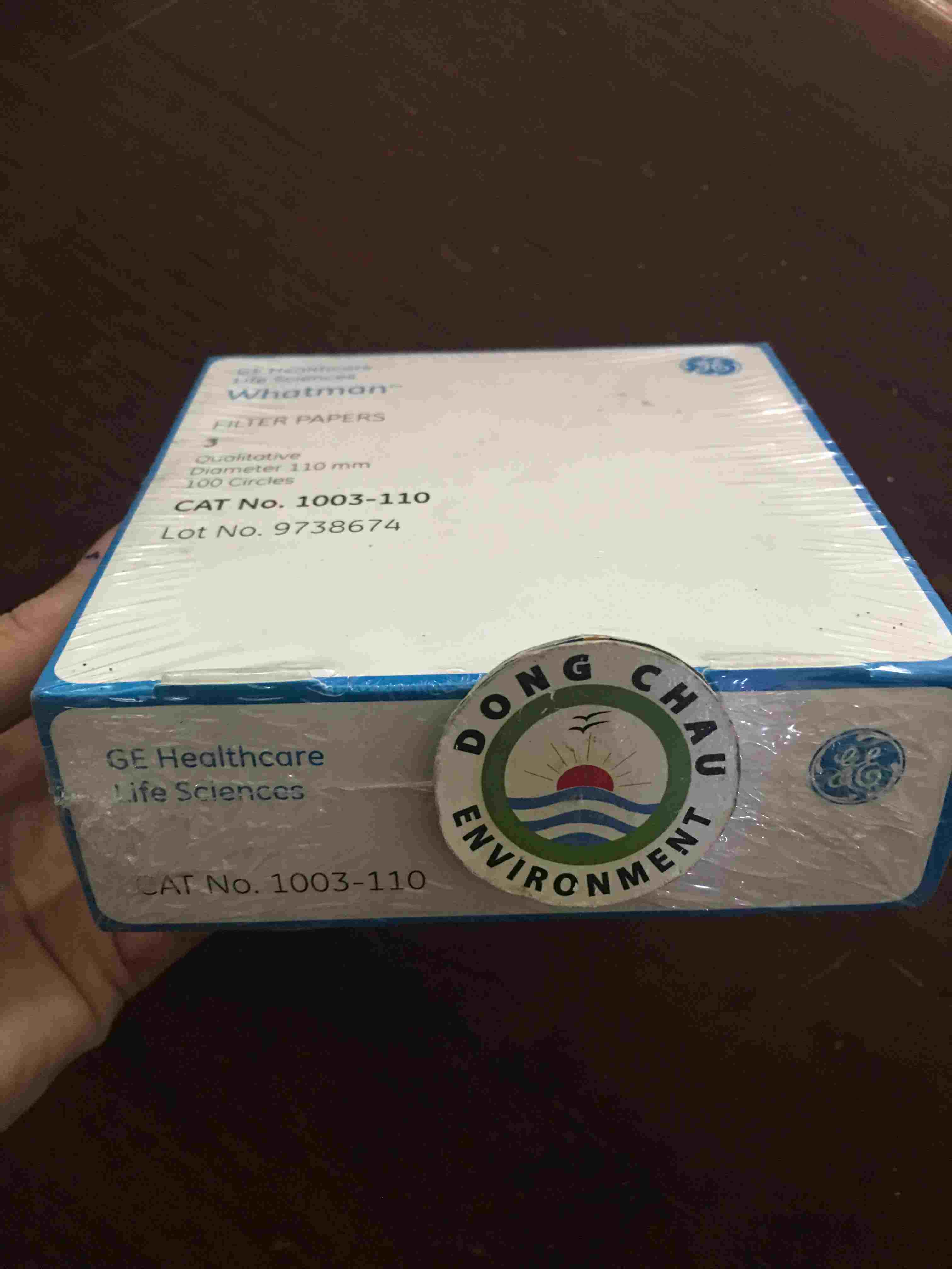 Giấy lọc phòng thí nghiệm Whatman 1003-110 số 3
