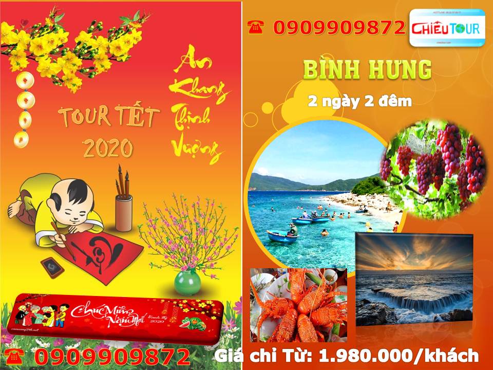 Tour Bình Hưng Tết Âm Lịch 2020.