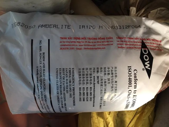 AMBERLITE™ IR120 H - Hạt nhựa trao đổi cation mạnh cấp công nghiệp