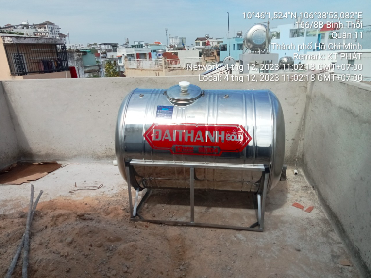 Bồn inox 300l Đại Thành lựa chọn phù hợp cho gia đình nhỏ ít thành viên