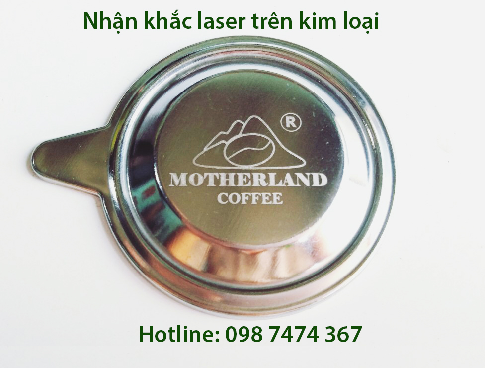 NHẬN KHẮC LOGO TRÊN PHIN CAFE ĐẸP GIÁ RẺ UY TÍN TẠI TPHCM
