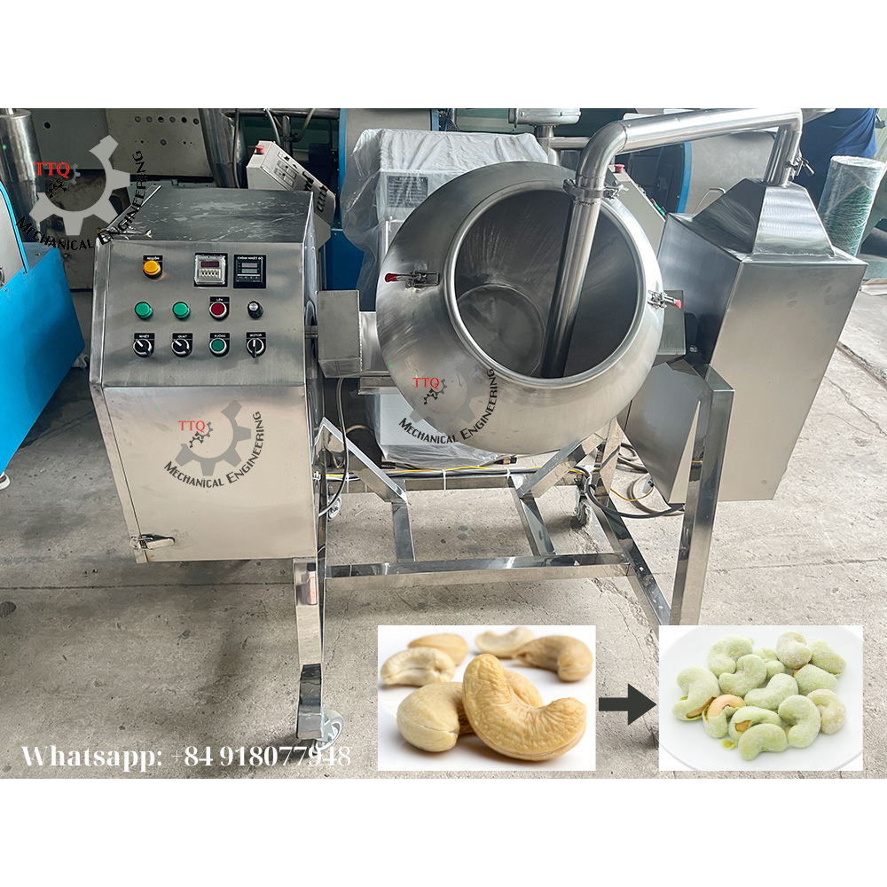 Cashew coating machine