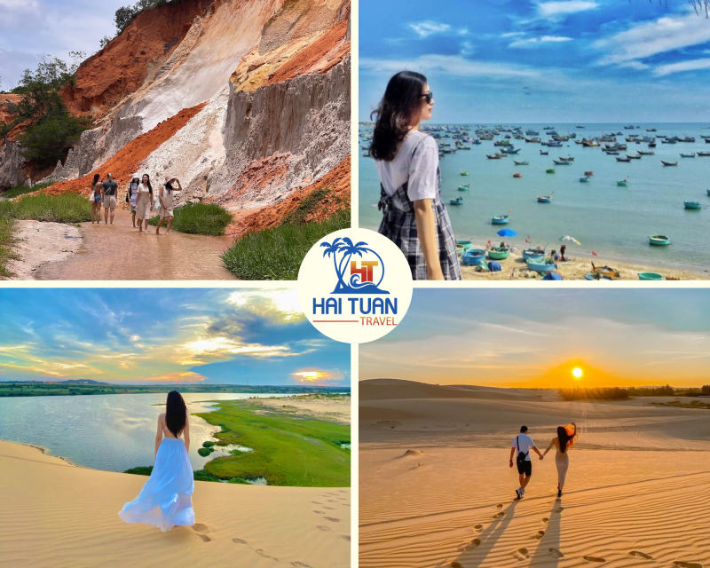 MUI NE JEEP TOUR WHITE & RED SAND DUNES, FAIRY STREAM, FISHING VILLAGE