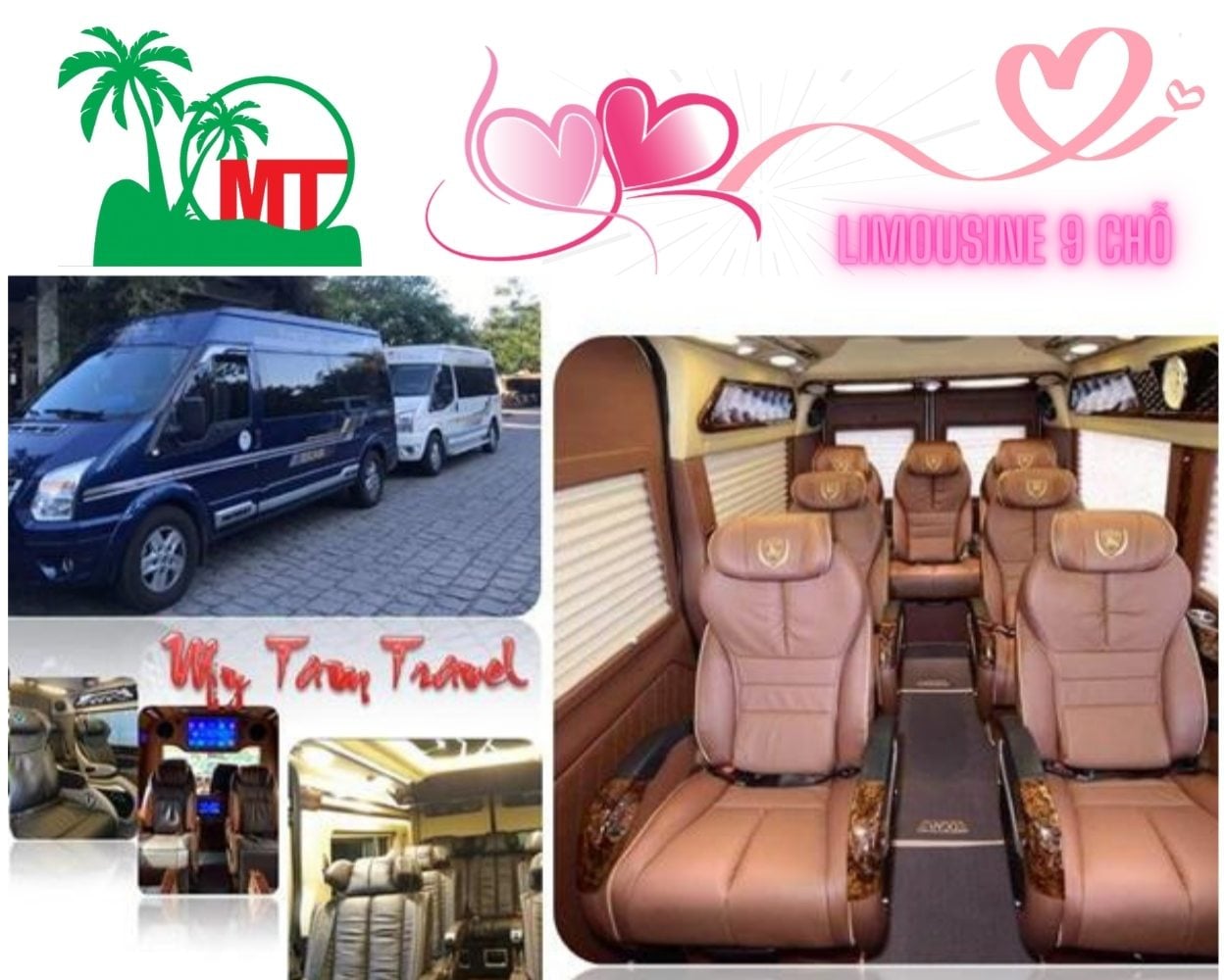 Renting a 9-seater Limousine - Hyundai Solati- Ford Transit Dcar MY TAM ...