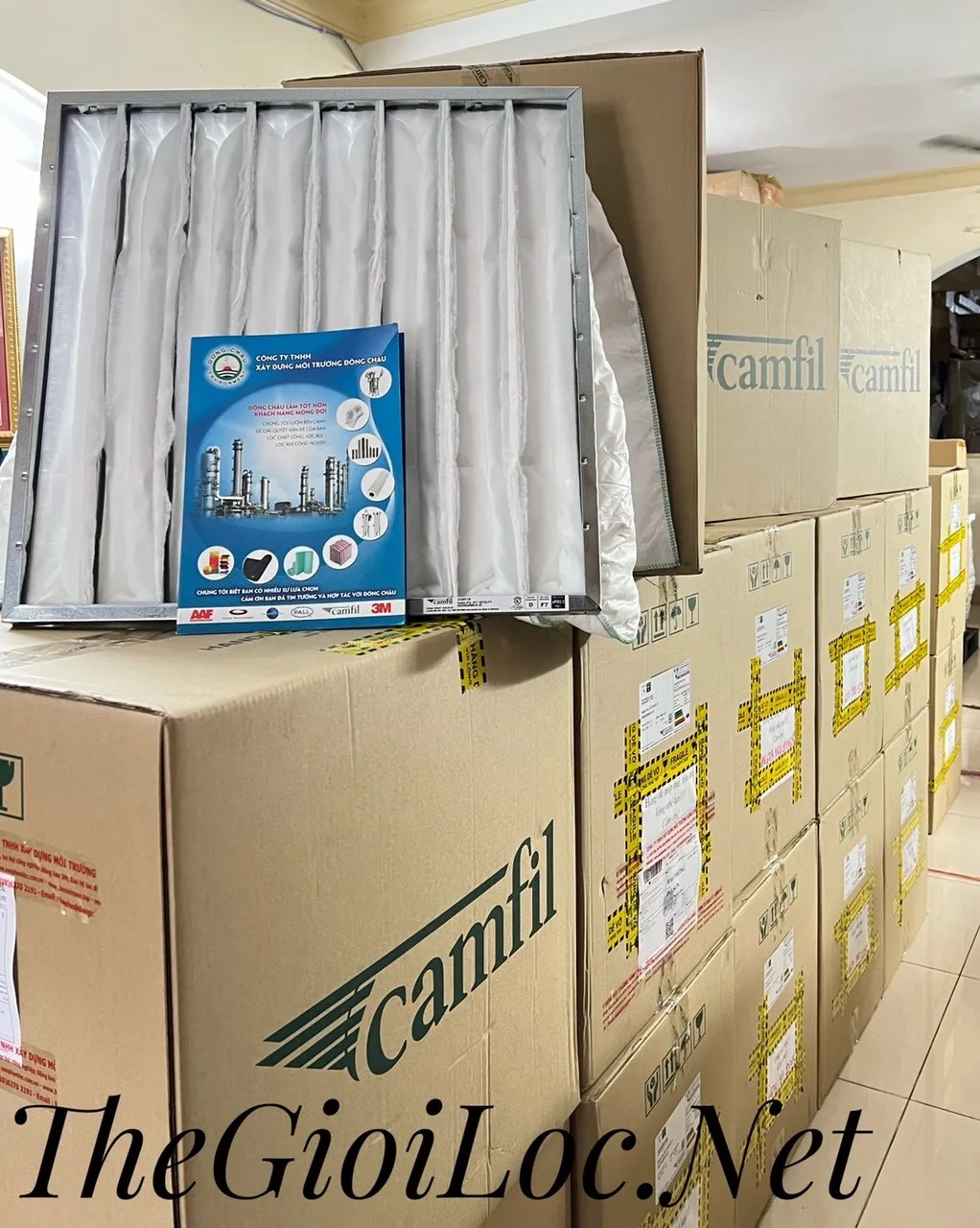 Khung Lọc Túi Medium F7 Basic-Flo Camfil Nhôm