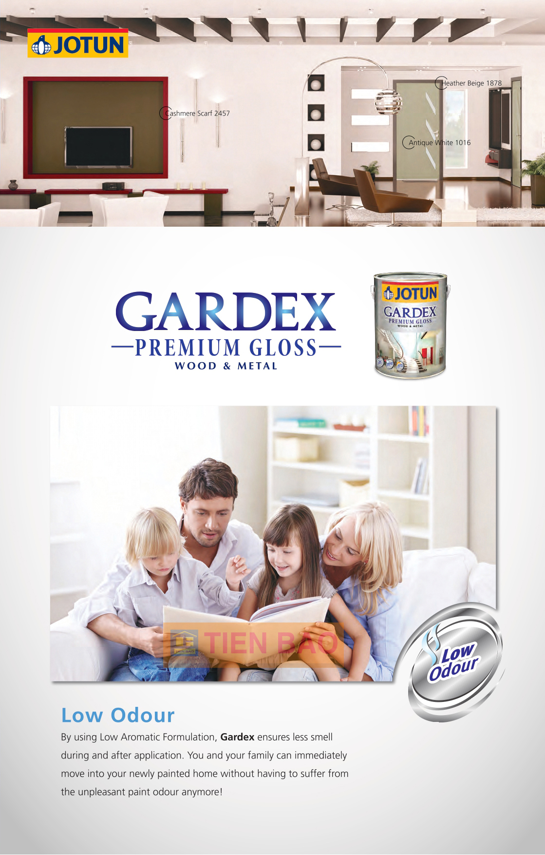 Bảng màu sơn dầu Jotun -Gardex