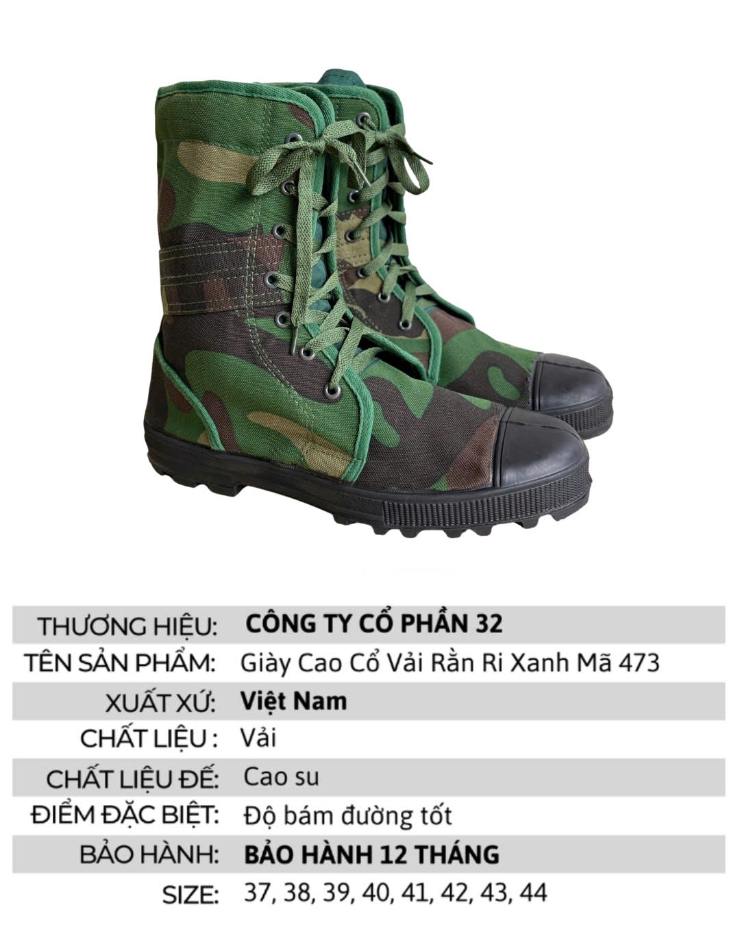 GIÀY BỘ ĐỘI CAO CỔ CÓ BỀN KHÔNG? ĐÁNH GIÁ CHI TIẾT