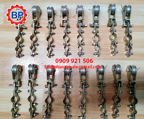 Con lăn chạy trên cáp thép