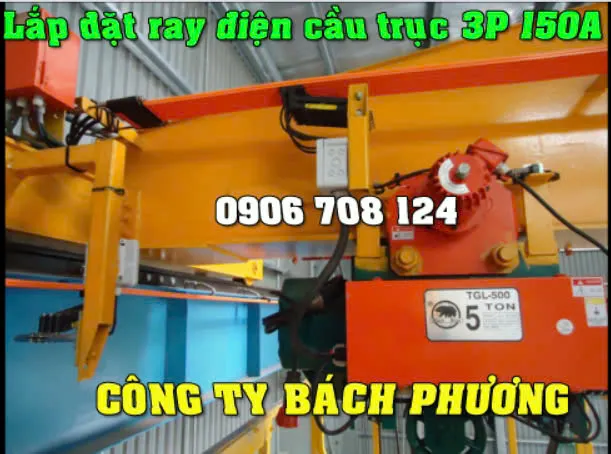 Ray điện cầu trục sử dụng nhiều nhất