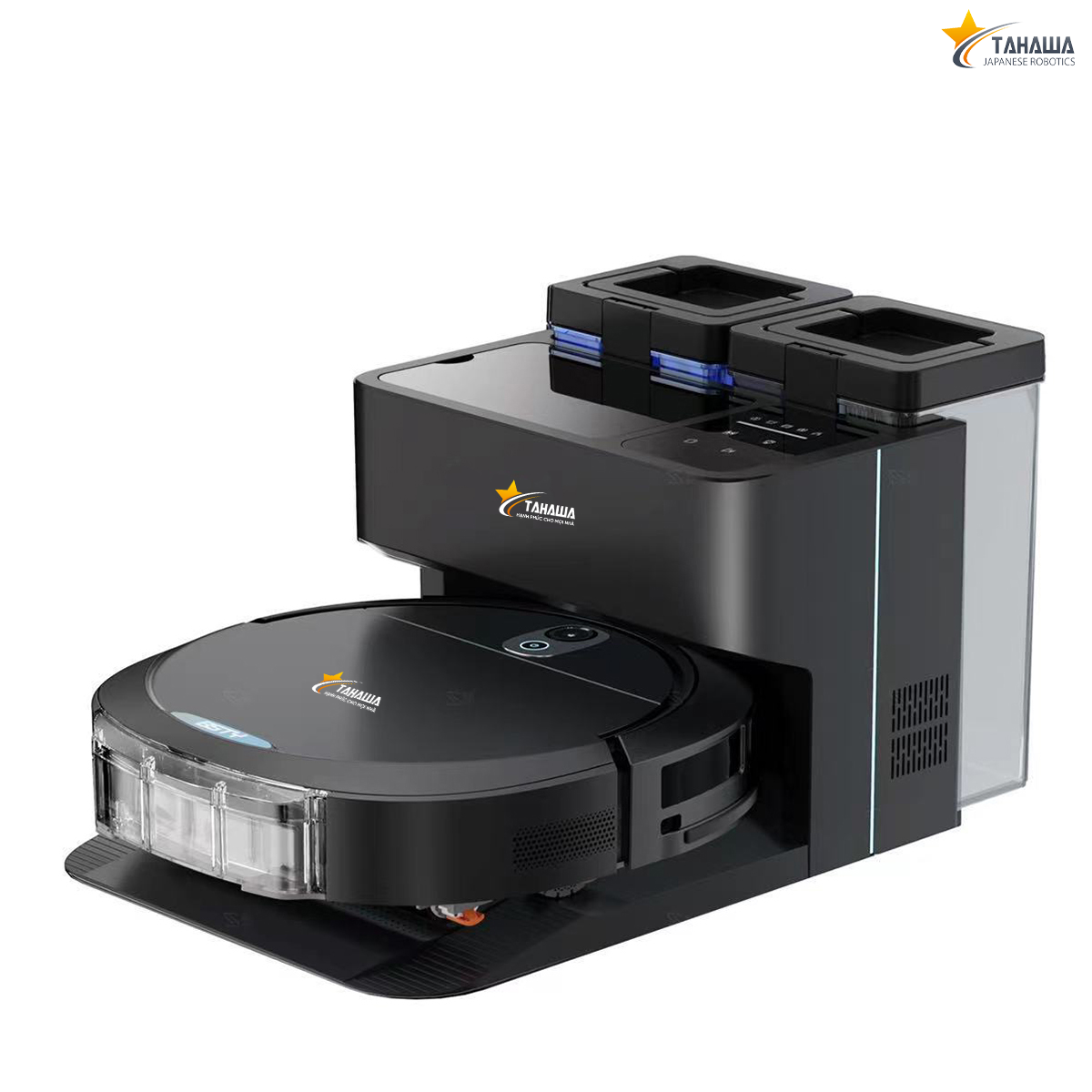 Robot hút bụi lau nhà tự giặt giẻ Tahawa TH-M23