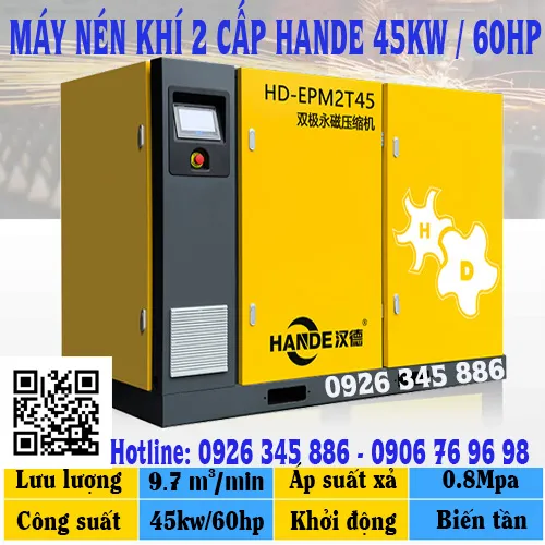 Máy Nén Khí 2 Cấp Hande HD-EPM2T45