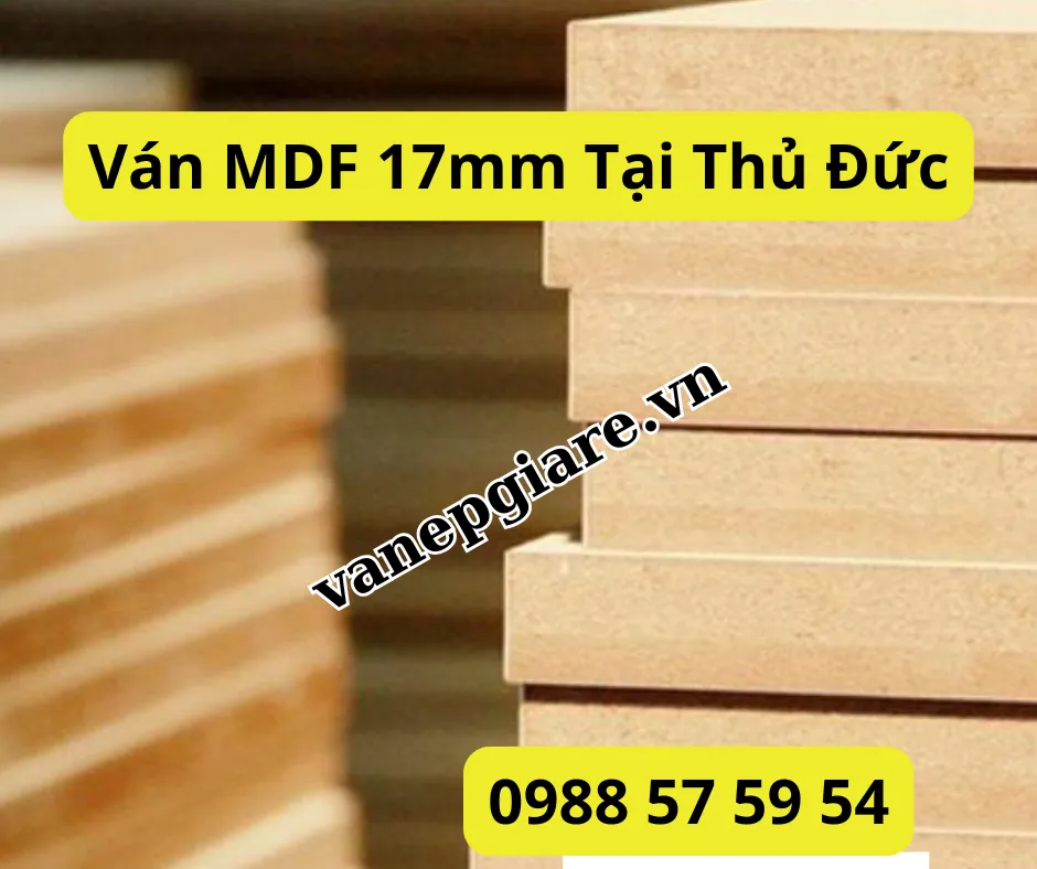 Ván MDF 17mm Tại Thủ Đức