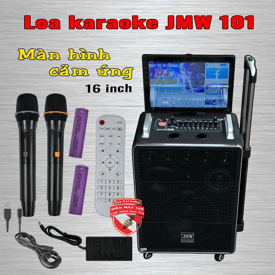 Loa hát karaoke màn hình cảm ứng 16inch JMW 101