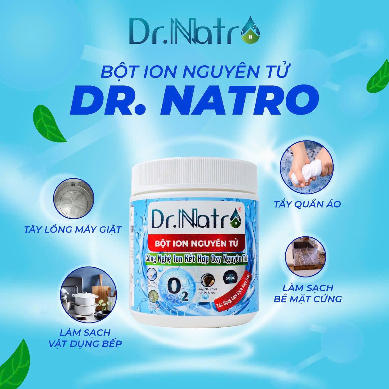 Bột Ion nguyên tử Dr. Natro