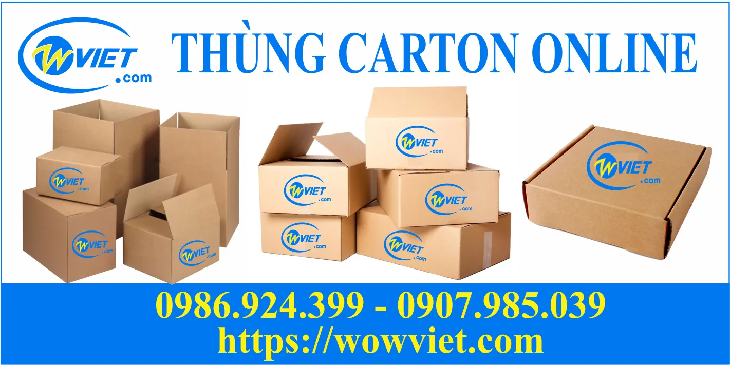 THÙNG CARTON ONLINE HỖ TRỢ GIAO HÀNG TỐT NHẤT