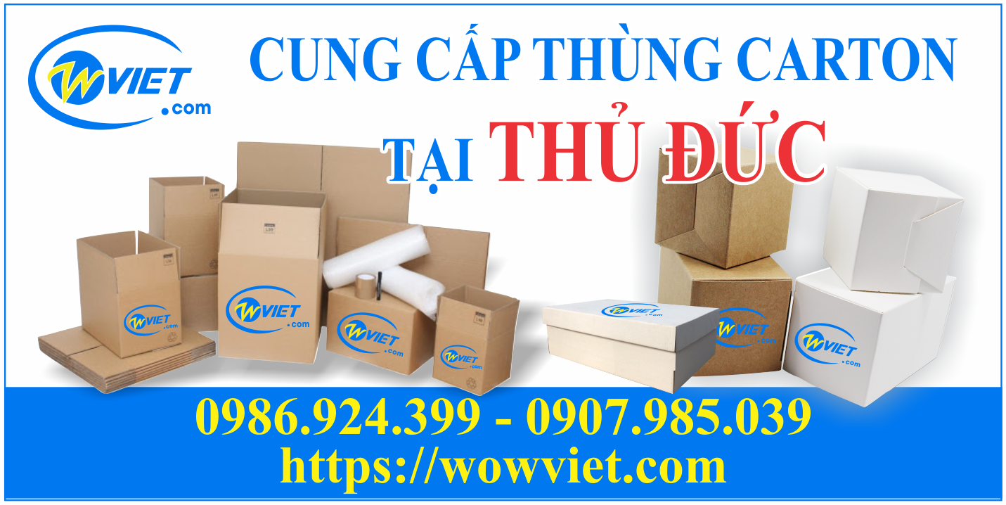 CUNG CẤP THÙNG CARTON TẠI THỦ ĐỨC