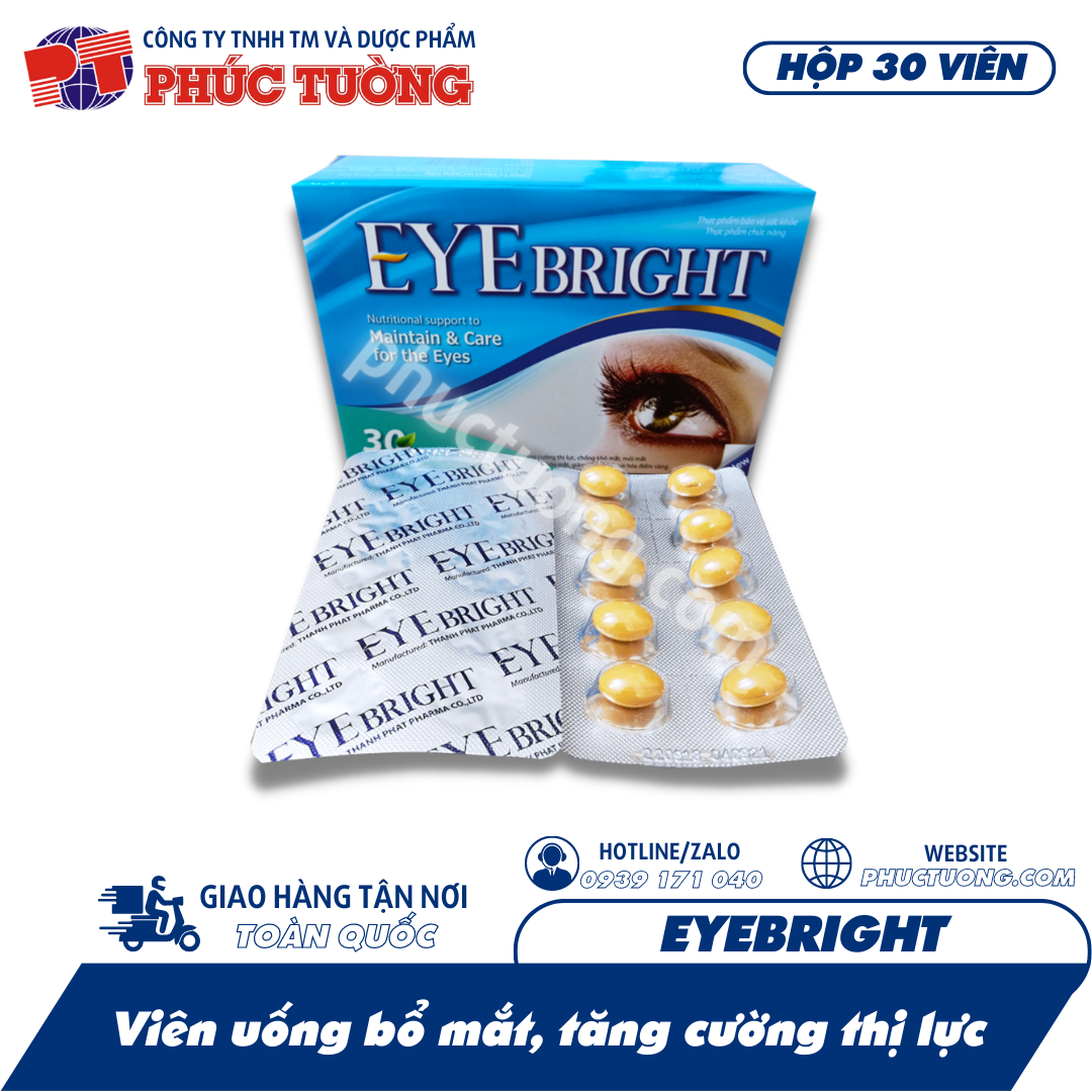 EYE BRIGHT - Viên uống bổ mắt, tăng cường thị lực