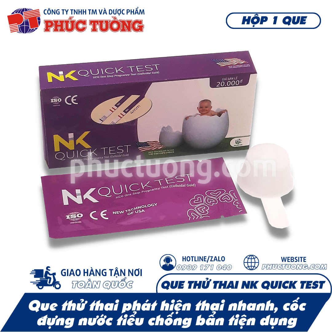 Hướng dẫn Cách sử dụng que thử thai Quick Test đơn giản, nhanh chóng và ...