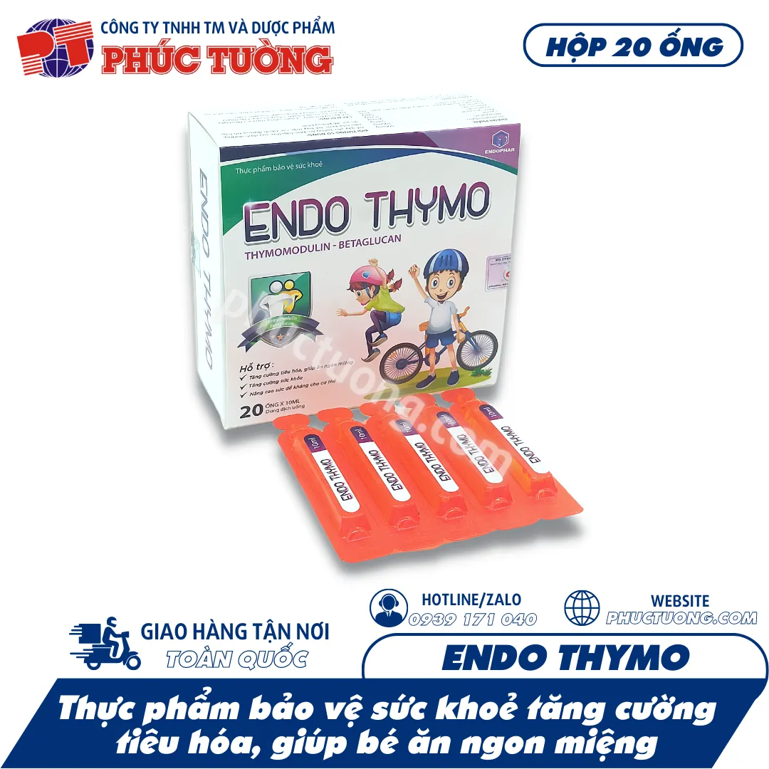 ENDO THYMO - Tăng cường tiêu hóa, giúp bé ăn ngon miệng